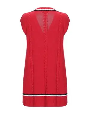 Ermanno Scervino Cable-knit Sleeveless V-neck Top