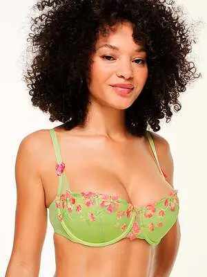 Victoria's Secret Adore Me Daphne Balconette Bra Green