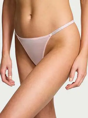 Victoria's Secret Very Sexy Scattered Shine Strap V-string Panty - Pink
