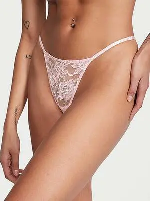 Victoria's Secret Very Sexy Scattered Shine Strap V-string Panty Purple