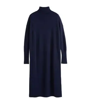 Chinti & Parker Wool-cashmere Rollneck Jumper Dress