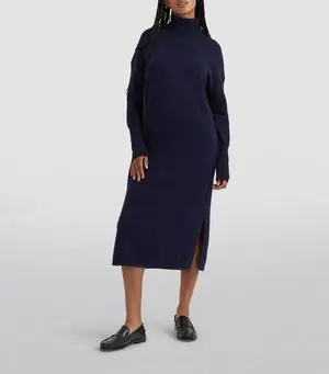 Chinti & Parker Wool-cashmere Rollneck Jumper Dress