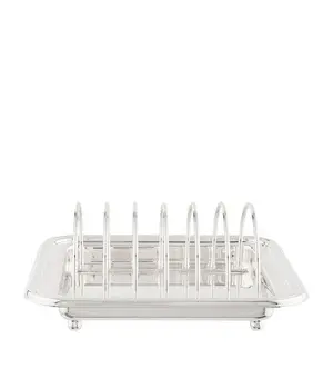 GREGGIO Plated Georgian Toast Rack - Silver