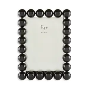 TIZO Black Crystal Balls Glass Frame, 4 X 6 - No Color