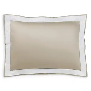 Frette Flying Sateen King Sham Exclusive - Sand/white
