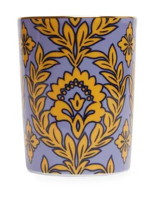 La DoubleJ Leaf-print Porcelain Cup