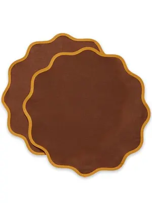 La DoubleJ Cloud Linen Placemats - Brown
