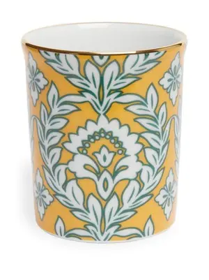 La DoubleJ Leaf-print Porcelain Mug