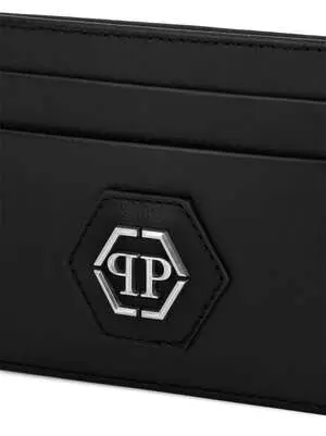 Philipp Plein Logo-plaque Leather Cardholder