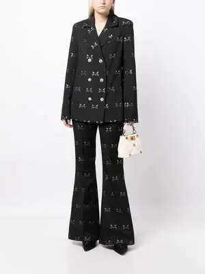 MACGRAW Circa 72 Jacquard Blazer - Black
