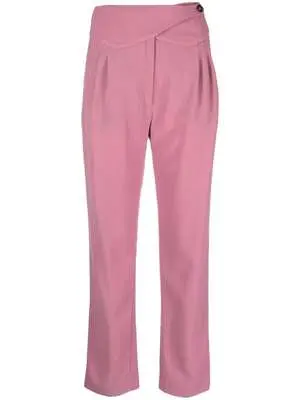 BLAZÉ MILANO Virgin Wool Trousers - Purple