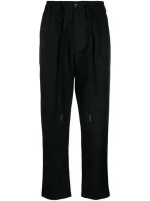 Andrea Ya'aqov Drawstring Straight-leg Trousers