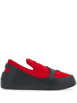 FERRAGAMO Hybrid Panelled Sneakers - Red