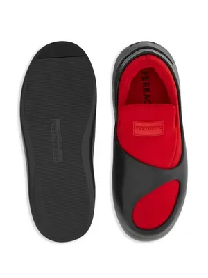 FERRAGAMO Hybrid Panelled Sneakers - Red