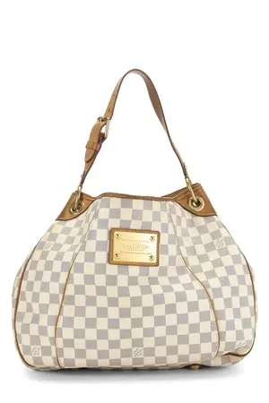 LOUIS VUITTON Damier Azur Galliera - White
