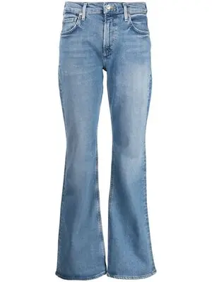 Citizens Of Humanity Isola Mid-rise Flared Jeans - Blue