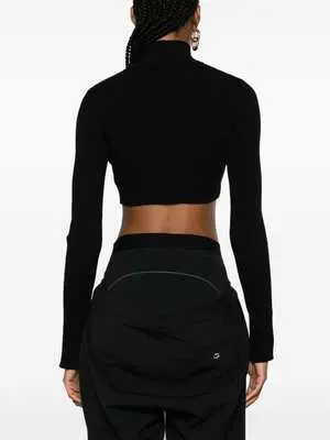COURREGES Logo-embroidered Jumper - Black