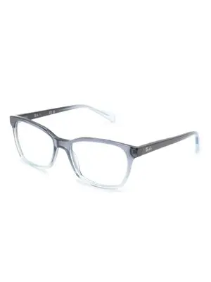 Ray-ban Logo-plaque Square-frame Eyeglasses