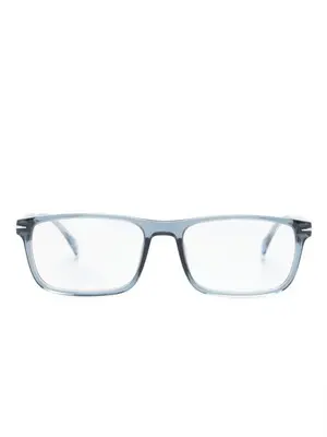 DB EYEWEAR BY DAVID BECKHAM Rectangle Frame Glasses - Blue