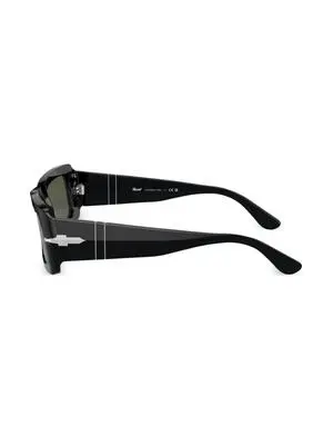 Persol Francis Rectangle-frame Sunglasses - Black