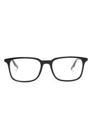 Ray-ban Logo-plaque Square-frame Glasses - Black