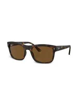 Ray-ban Square-frame Tortoiseshell Sunglasses - Green