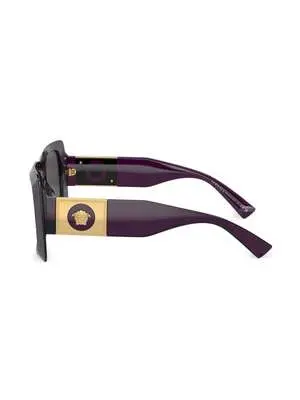 Versace Medusa Stud Sunglasses - Purple