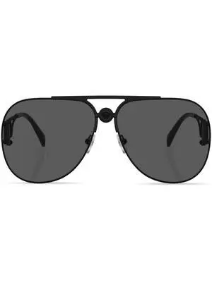 Versace Medusa Pilot-frame Sunglasses - Black