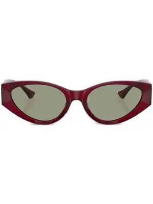 Versace Cat-eye Frame Sunglasses - Red