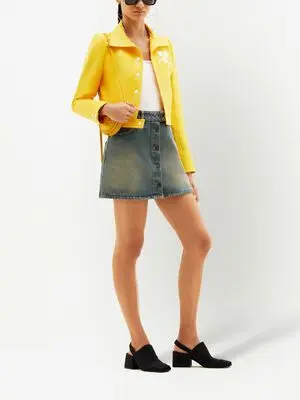 COURREGES Reedition Vinyl Jacket - Yellow