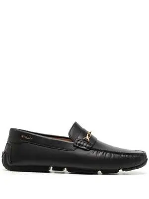 Bally Almond-toe Leather Loafers