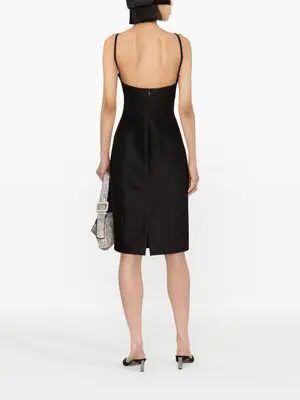 Versace Halterneck Bustier Midi Dress