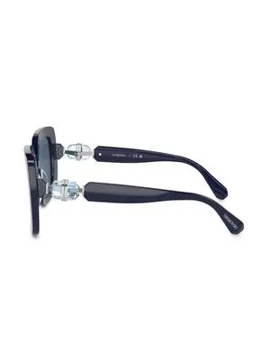 SWAROVSKI Crystal-embellished Sunglasses - Blue