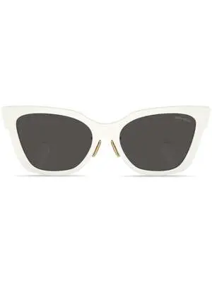 Miu Miu Butterfly Sunglasses - White