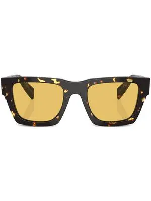 Prada Tortoiseshell Square Sunglasses - Brown