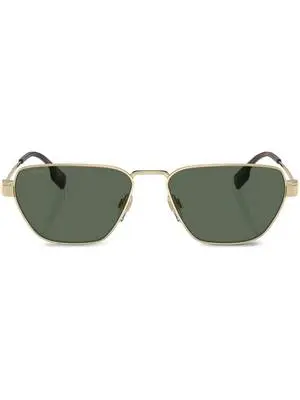 Burberry Vintage Check Geometric Sunglasses