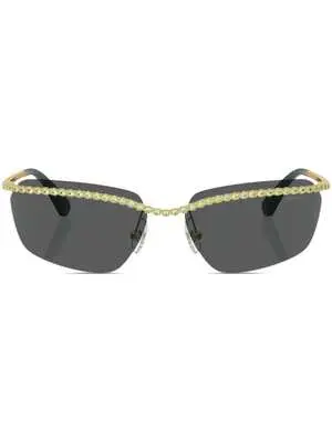 SWAROVSKI Crystal-embellished Rimless Sunglasses