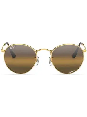 Ray-ban Chromance Round-frame Sunglasses
