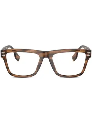 Burberry Square-frame Glasses - Brown