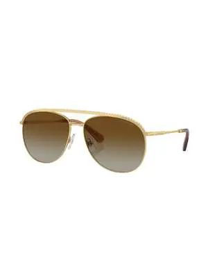SWAROVSKI Crystal-embellished Aviator Sunglasses