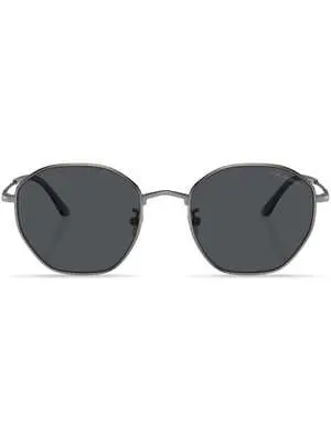 Giorgio Armani Geometric Frame Sunglasses - Grey