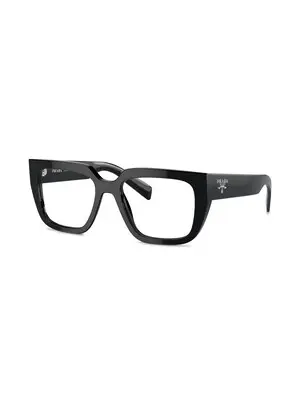 Prada Logo-lettering Square Frame Glasses