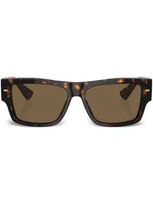 Dolce & Gabbana Tortoiseshell Square Frame Sunglasses - Green