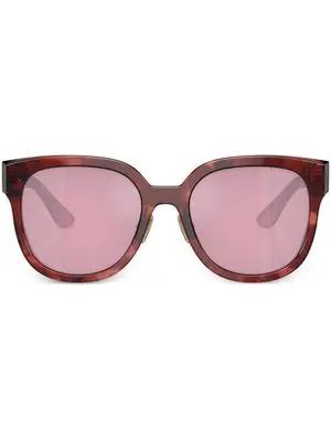 Miu Miu D-frame Sunglasses - Red