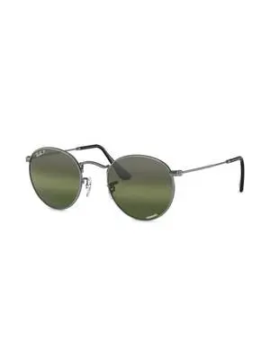 Ray-ban Round Metal Chromance Sunglasses - Grey