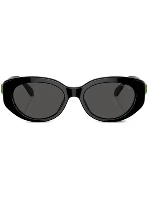 SWAROVSKI Crystal-embellished Sunglasses - Black