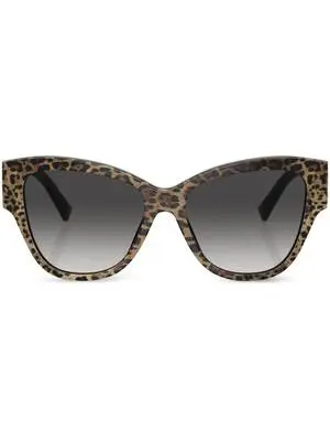 Dolce & Gabbana Butterfly-frame Sunglasses - Black