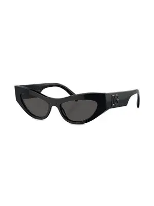 Dolce & Gabbana Oval-frame Sunglasses - Black