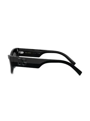 Dolce & Gabbana Oval-frame Sunglasses - Black