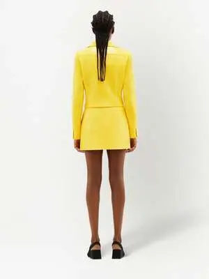 COURREGES A-line Mini Skirt - Yellow